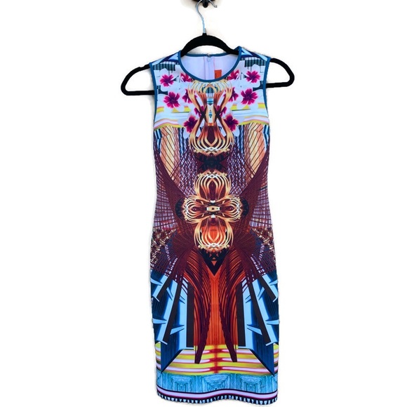 Clover Canyon | Dresses | Clover Canyon Furniture Weave Neoprene Midi ...